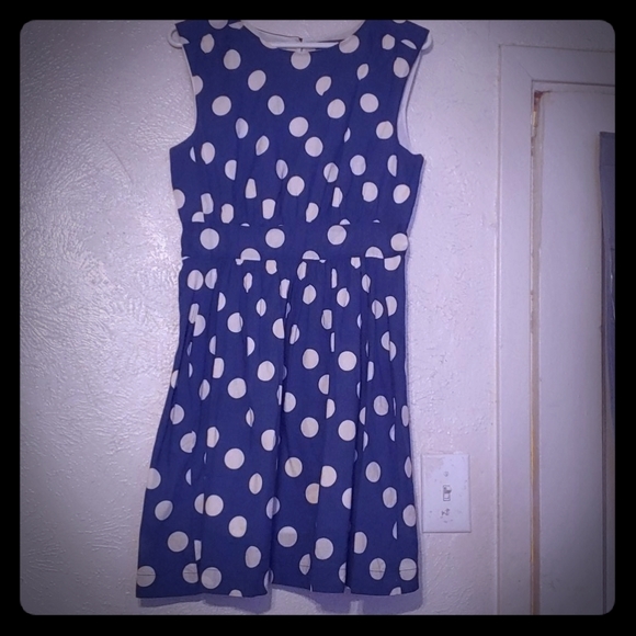Modcloth | Dresses | Modcloth Emily And Fin Polka Dot Dress | Poshmark